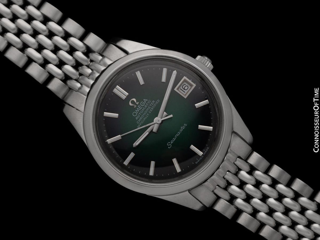 1972 Omega Seamaster Chronometer Full Size Vintage Mens Watch - Stainl ...